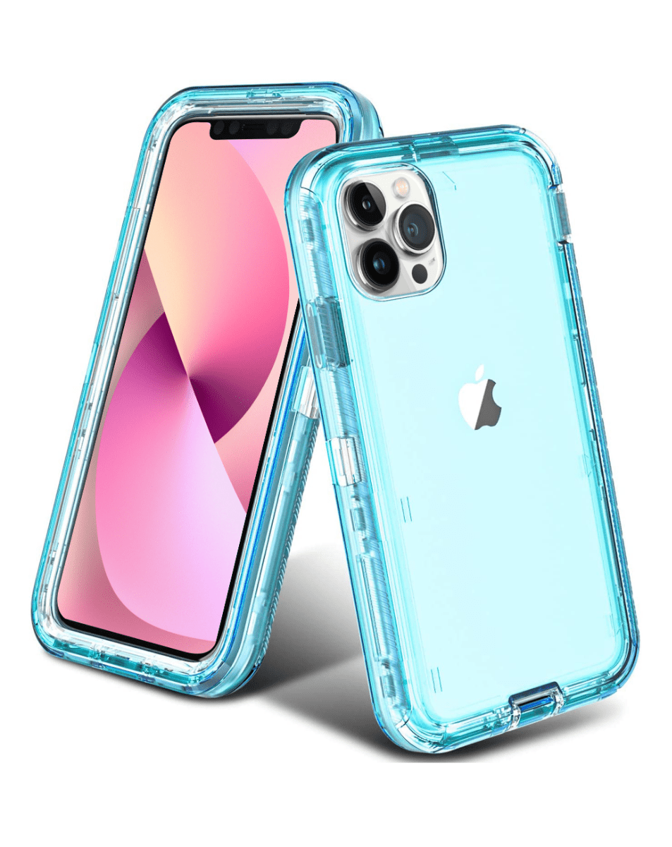 Estuche transparente antigolpes iPhone 13 Pro Max LIGHT BLUE ...