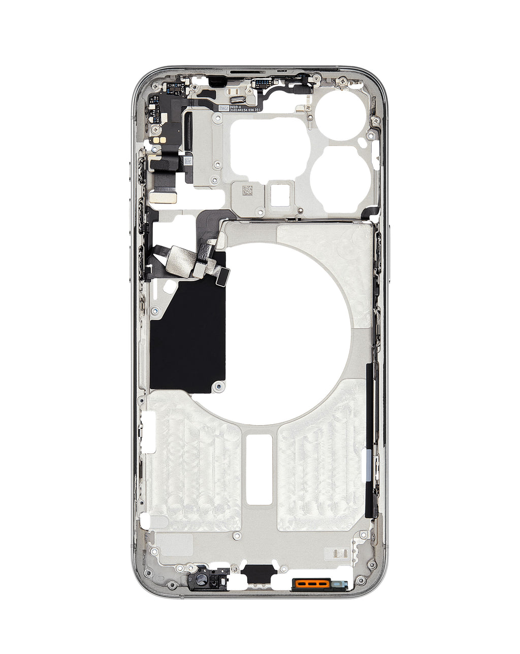 Marco intermedio con pequenas piezas iPhone 15 Pro Max (WHITE TITANIUM ...