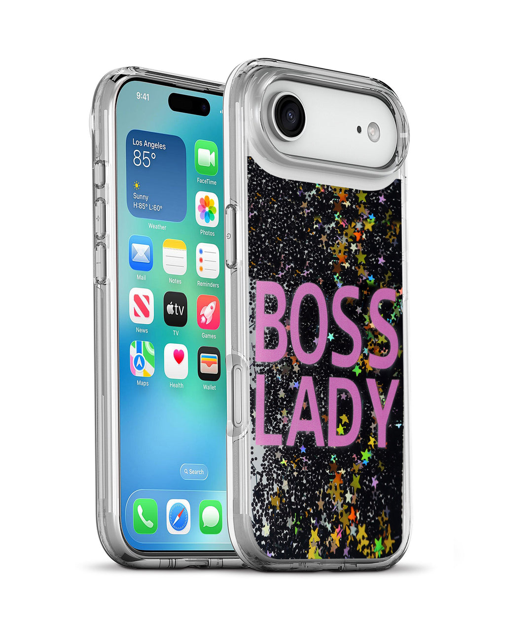 Funda Liquid Quicksand Glitter BOSS LADY iPhone Air – Celovendo ...