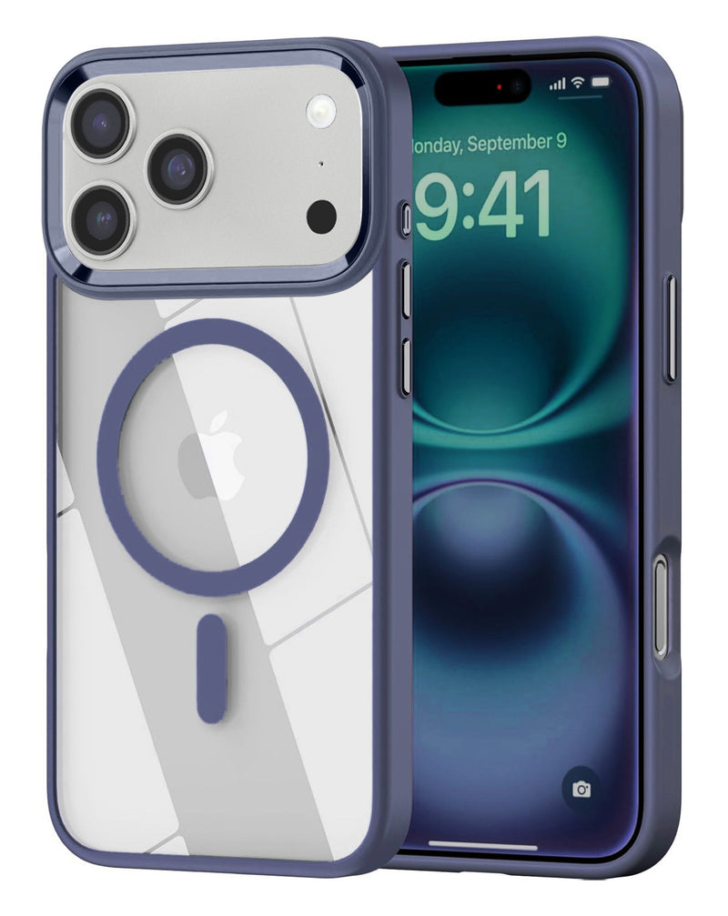 Funda magnetica clear shiny iPhone 17 Pro Max -BLUE – Celovendo ...