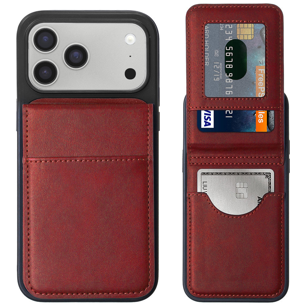 Funda cartera de cuero con soporte iPhone 17 Pro Max – Celovendo ...