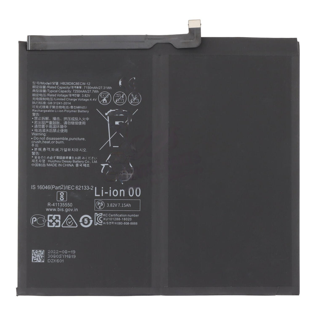 Bateria 7250mAh para Huawei MatePad Pro 10.8 2019/MatePad 10.4/MatePad ...