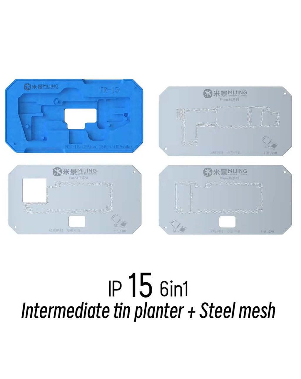 Fixture de reballing BGA completo 14 en 1 MiJing Z20 Pro - 16 PM ...