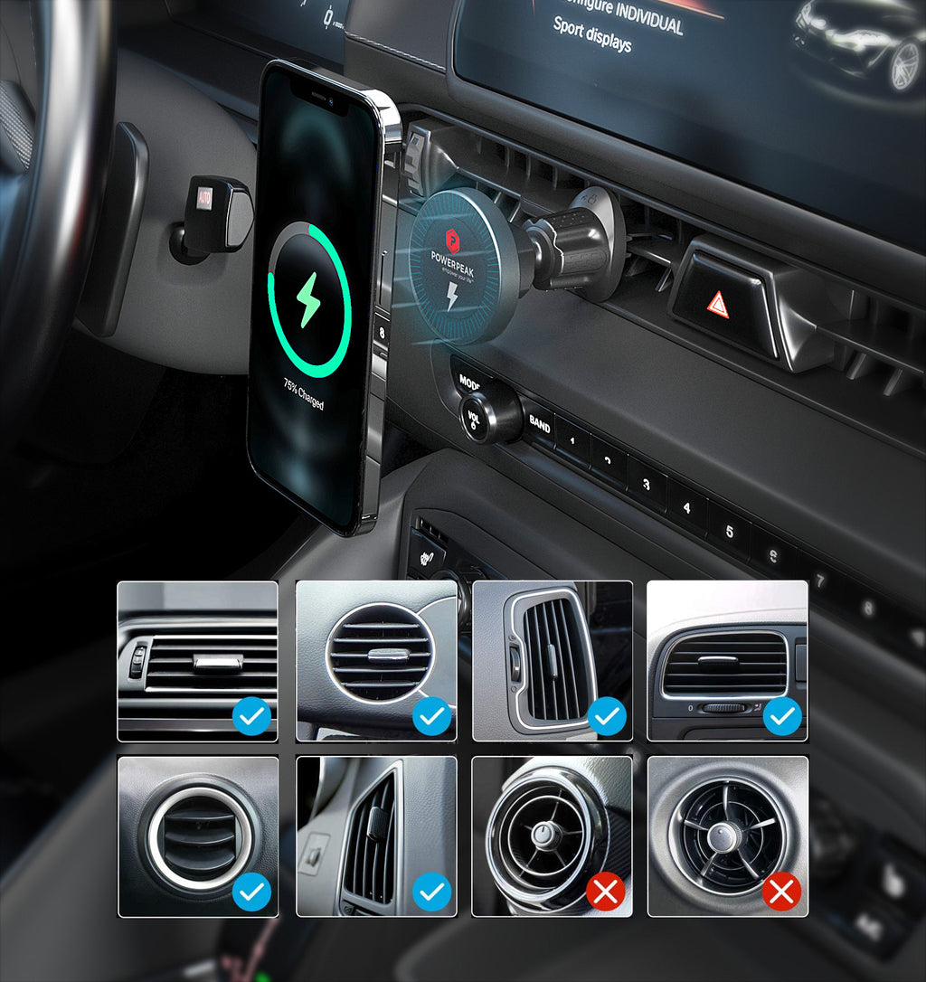 PowerPeak ProMount-Vent Wireless Charging (15W) – Celovendo. Repuestos ...