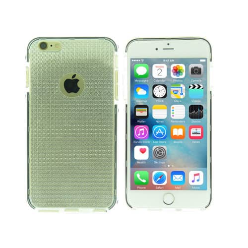 Silicona transparente con patron diamante Blanco Negro – Celovendo ...