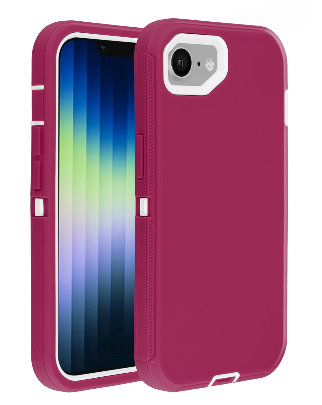 Funda heavy duty iPhone 16e (SE4 2025) (HOTPINK & WHITE) – Celovendo ...