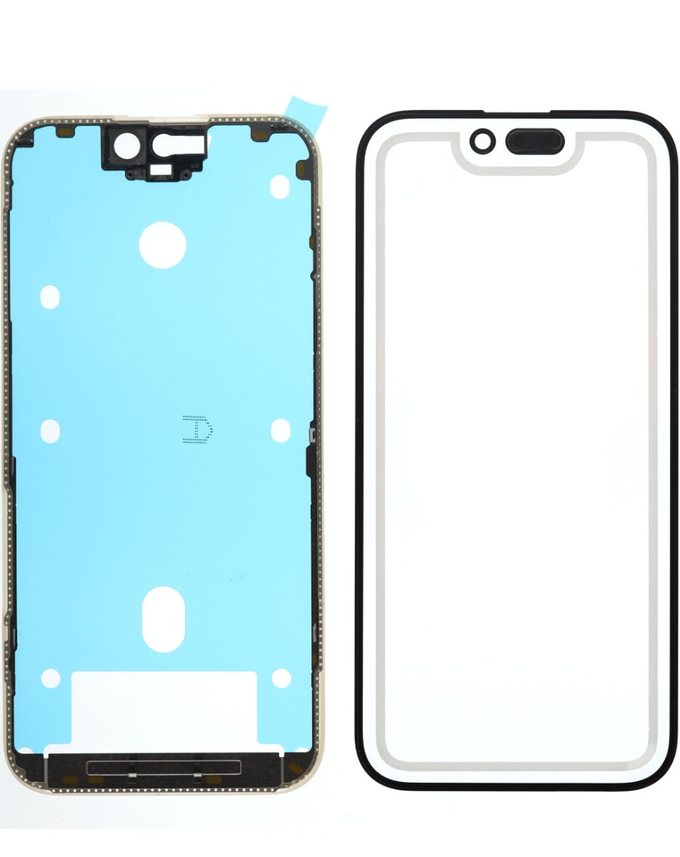 3in1 vidrio frontal + marco + OCA Premium iPhone 15 Pro (G+ Oca Pro ...