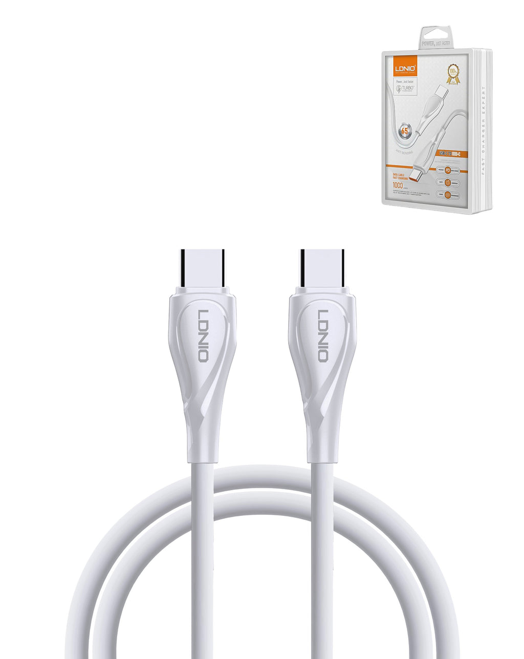 Puerto de carga LDNIO LC612C PD USB C-C Fast Charging Data (WHITE) (6f ...
