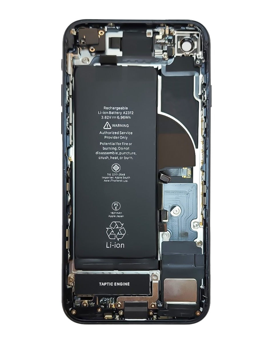 Tapa trasera con componentes preinstalados iPhone SE (2020) (Negro ...
