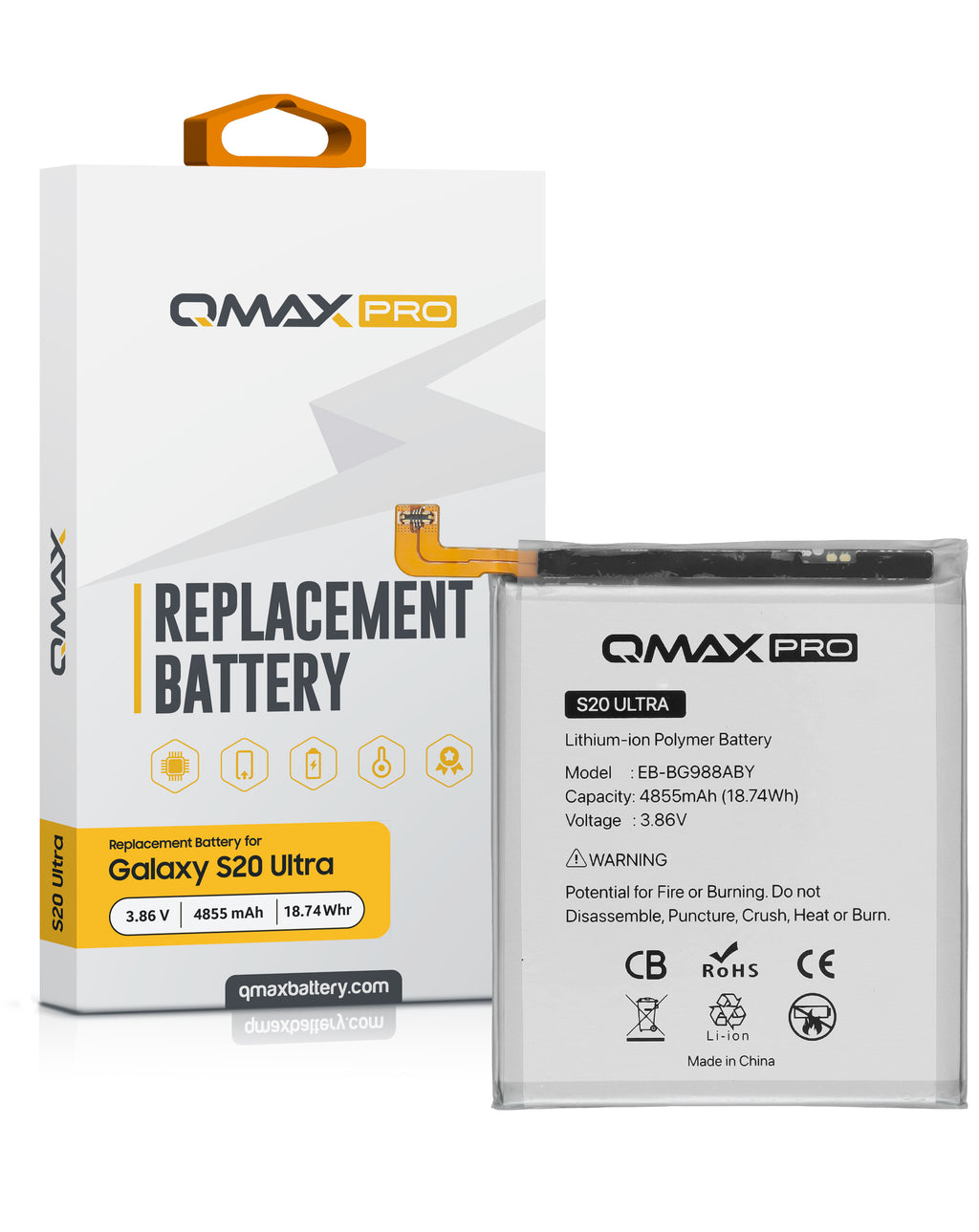 Bateria Galaxy S20 Ultra (4855 mAh) (EB-BG988ABY) – Celovendo ...