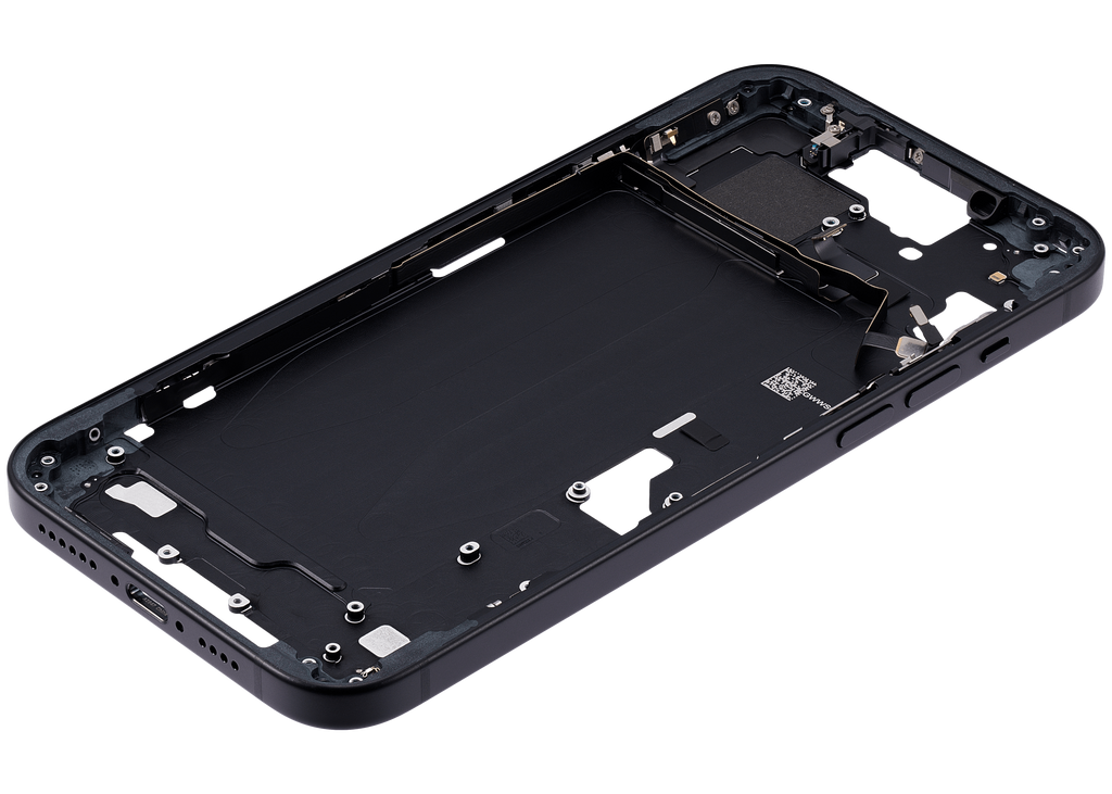 Marco medio con botones de encendido y volumen para iPhone 15 Plus (Ve ...