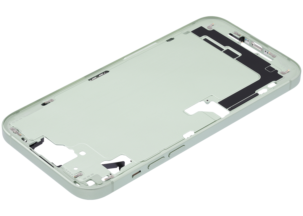 Carcasa media con botones de encendido y volumen para iPhone 15 Plus ...