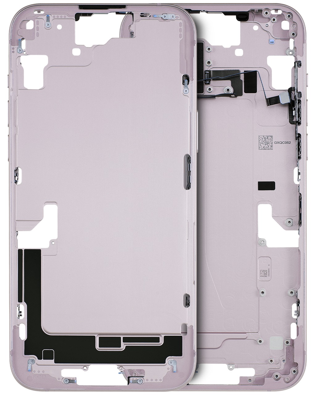 Carcasa media con botones de encendido y volumen para iPhone 15 Plus ...