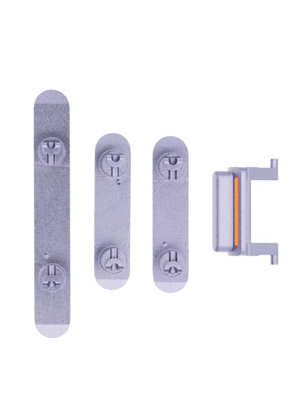 Botones duros (Encendido / Volumen / Silencio) para iPhone 11 (Morado ...