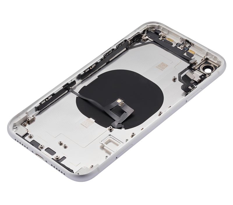 Tapa trasera con componentes pequenos pre-instalados para iPhone XR (P ...