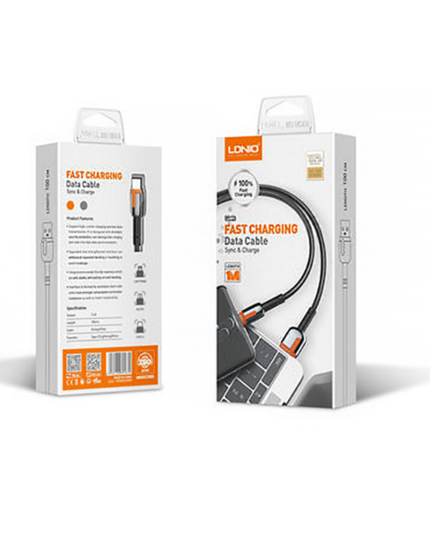 Cable lightning para iPhone - carga rapida - Marca LDNIO LS591 ...