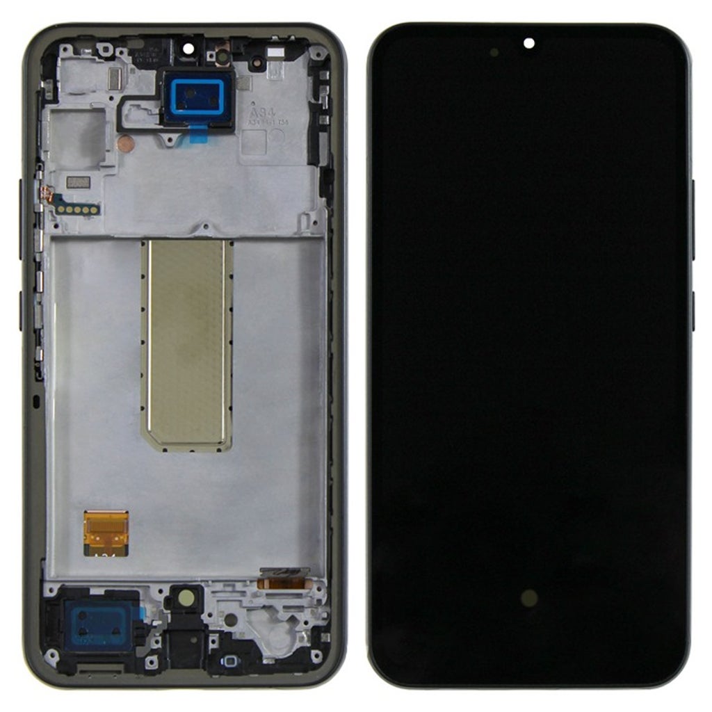 Pantalla OLED para Samsung Galaxy A34 - Con Marco color Grafito – Celovendo. Repuestos para ...